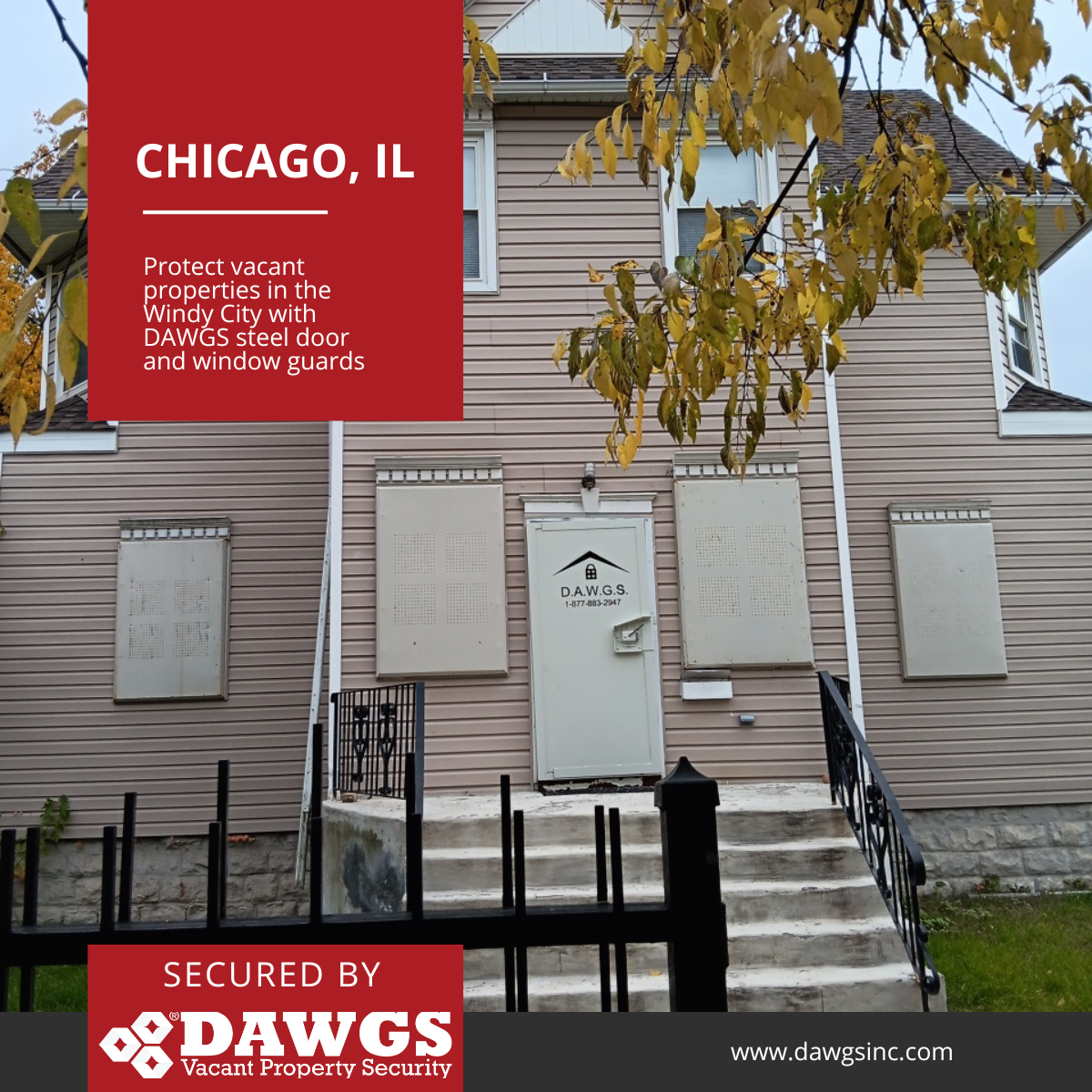 Chicago vacant property security with DAWGS | DAWGS
